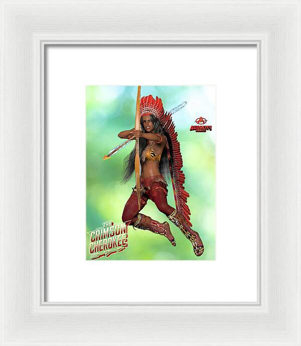 Poster - The Crimson Cherokee - Framed Print – Todd Harbinger Originals