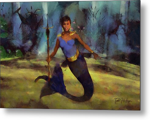 Queen Eleuthera - The Telepathic Summons from Mami Wata - Metal Print ...